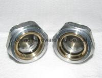 China Aluminum Oil Sight Glass 1 Inch BSP G Thread Hexagon with Reflector for Compressor for sale