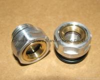 China Aluminum Oil Sight Glass 1 Inch BSP G Thread Hexagon with Reflector for Compressor for sale