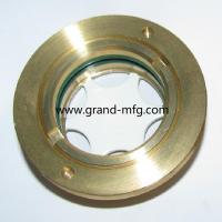 China Brass Oil Sight Glass Viewport 1/2 NPT Thread 2mm to 5mm Glass for Fuel Tank for sale