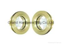 China Circular Brass Oil Sight Glass BSP Thread 1/2 3/4 3/8 Inch Oil Level Gauge for sale