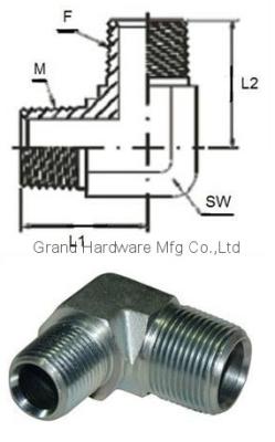 China Zinc Plated Hydraulic Steel Plugs Male NPT BSP Metric Thread 1/2 Inch for sale