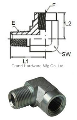 China 1/2 inch zinc plated auto hydraulic steel plug in BSP NPT thread for sale