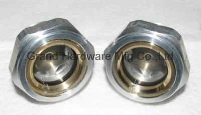 China Aluminum Oil Level Indicator BSP G Thread 1/2 to 2 Inch Metric Options for sale