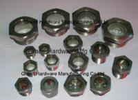 China Steel Fused Sight Window M30x1.5 M36x1.5 M42x1.5 M60x2 Oil Level Indicator 12MPa for sale