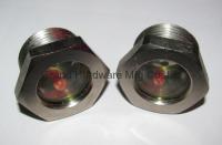 China Steel Fused Sight Window M30x1.5 M36x1.5 M42x1.5 M60x2 Oil Level Indicator 12MPa for sale