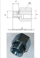 China Nickel Plated Hydraulic Steel Fittings NPT BSP Metric Thread OEM Custom Sizes for sale