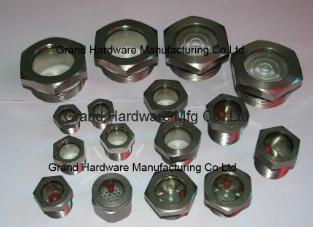 China Flat Flange Sight Glass Fused Oil Sight Glass for Refrigeration Equipment Industrial Custom for sale