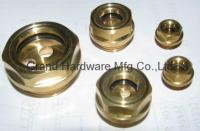 China Brass Oil Sight Glass 1/2 NPT Male Thread for Pump Gearboxes Compressor Power Transmission 5-10 Bar for sale
