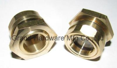 China 1/4 Inch Brass Oil Level Sight Glass with Pyrex Glass NPT Male Thread 5-10 Bar for sale