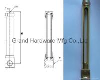 China Brass Oil Level Sight Gauge 1/4 NPT BSP Thread for Hydraulic Reservoirs 80mm to 600mm for sale