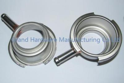 China Stainless Steel 304 Auto Radiator Coolant Filler Neck Cap 32mm Welding Connection for sale