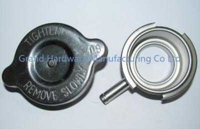 China Stainless Steel 304 Truck Radiator Coolant Filler Neck with Cap Welding Connection 2 Inch for sale