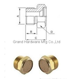 China BSP 3/4 inch brass breather vent plug for reducer machines with male thread connection for sale