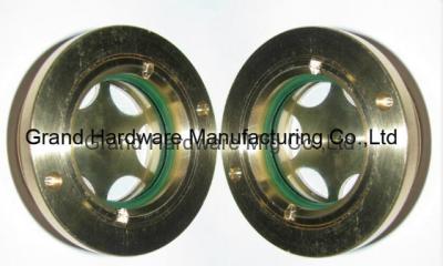 China BSP 3/4 Inch Forklift Truck Radiator Oil Sight Glass with FKM O-Ring for sale