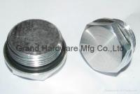 China Aluminum Drain Plug 3/4 Inch BSP Thread with O-Ring for Gearbox Oil Pan for sale