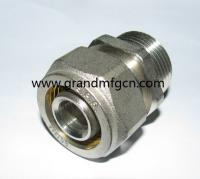 China Brass M18 Male Thread Metric Hose Fitting Forged CNC Machined Custom OEM for sale