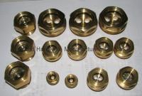 China Brass M22x1.5 Male Thread Fluid Level Sight Glass with SS304 Reflector Natural Glass for sale