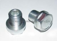 China Zinc Plated Steel Hex Oil Drain Plugs NPT 1/4 to 1 Inch Male Pipe Thread for sale