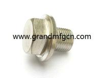 China Zinc Plated Steel Hex Oil Drain Plugs NPT 1/4 to 1 Inch Male Pipe Thread for sale