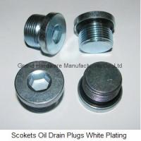China Zinc Plated Steel Hex Oil Drain Plugs NPT 1/4 to 1 Inch Male Pipe Thread for sale