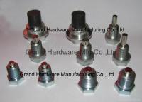 China Zinc Plated Steel Hex Oil Drain Plugs NPT 1/4 to 1 Inch Male Pipe Thread for sale