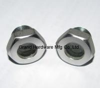 China Stainless Steel 304 316 1 Inch NPT BSP Sight Glass Oil Level Indicator with Quartz Glass for sale