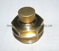 China Brass Breather Vent Plugs Air Release Valves NPT BSP Metric 3/8 1/2 3/4 1 Inch 0.15 Bar OEM for sale