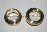 China Brass Machined Parts CNC Turning 0.01mm Tolerance BSP NPT Metric Thread OEM ODM for sale
