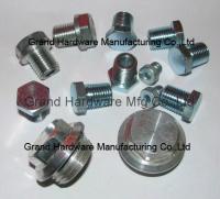 China Magnetic Oil Drain Plug M27 NPT 1/2 Inch Nickel Plated Steel NdFeB Magnet for Auto Gearbox for sale