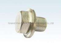 China Magnetic Oil Drain Plug M27 NPT 1/2 Inch Nickel Plated Steel NdFeB Magnet for Auto Gearbox for sale