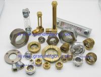 China Aluminum Oil Level Sight Glass BSP G1/2 to G1-1/2 Inch 5-10 Bar Industrial Bullseye for sale