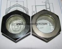 China Steel Oil Level Sight Glass 1/2 to 2 Inch NPT BSP Thread 5-10 Bar for sale