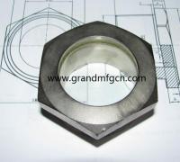 China G1 Inch Carbon Steel Fused Oil Level Sight Glass Male BSP Thread 250°C for sale