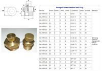 China Brass Breather Vents BSP Male Thread 1/4 to 1 Inch OEM Custom Sizes for sale