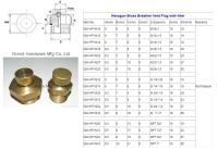 China Brass Breather Vents BSP Male Thread 1/4 to 1 Inch OEM Custom Sizes for sale