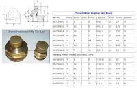 China Brass Breather Vents BSP Male Thread 1/4 to 1 Inch OEM Custom Sizes for sale