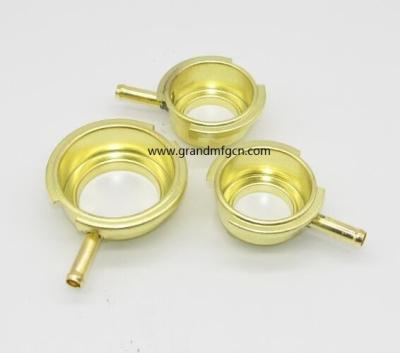 China Custom 56mm Brass Auto Radiator Filler Neck OEM Welding Connection High Quality for sale