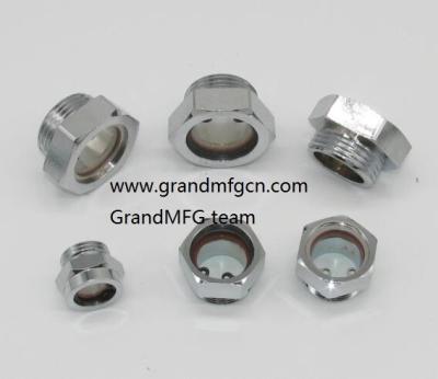 China Nickel Plated Brass Sight Glass 1/2