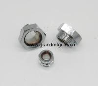 China Carbon Steel Nickel Plated Male NPT Thread Sight Glass 1 to 2 Inch for Oil Level for sale