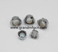 China Carbon Steel Nickel Plated Male NPT Thread Sight Glass 1 to 2 Inch for Oil Level for sale