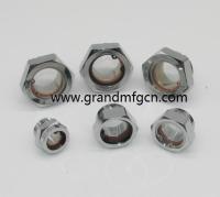 China Carbon Steel Nickel Plated Male NPT Thread Sight Glass 1 to 2 Inch for Oil Level for sale
