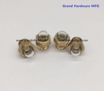 China 1/2 Inch Male NPT Dome Oil Level Sight Glass Gauge for Truck Radiators for sale