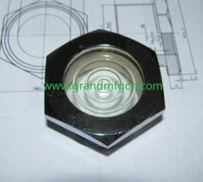 China Flat Flange Sight Glass 1 1/2 Inch Fused Oil Sight Glass for Refrigeration Equipment Industrial Custom for sale