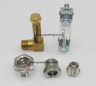 China 1 inch Stainless Steel 304 Bulls Eye Sight Glass Male NPT BSP Thread Tempered Glass for sale