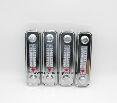 China Alloy Aluminum Hydraulic Oil Level Indicator / Gauge With Thermometer level marks for Thin-wall container for sale
