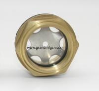 China Brass Oil Sight Glass BSP G Thread 1 1-1/4 1-1/2 Inch with SS Reflector for Gearbox Speed Reducer for sale