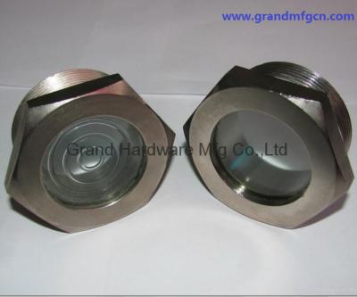 China NPT 1 Inch Fused Steel Sight Glass for Refrigeration Equipment 12 MPa for sale