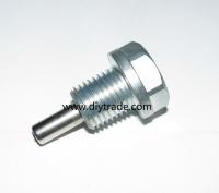 China Magnetic Oil Drain Plug M27 NPT 3/4 Inch Nickel Plated Steel NdFeB Magnet for Auto Gearbox for sale