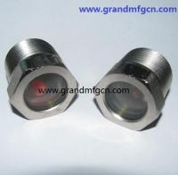 China Flat Flange Sight Glass 1 1/4 Inch Fused Oil Sight Glass for Refrigeration Equipment for sale
