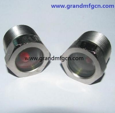 China Flat Flange Sight Glass 1 1/4 Inch Fused Oil Sight Glass for Refrigeration Equipment for sale
